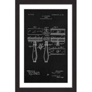 "Paint Brush 1873 Blueprint" Framed Painting Print - Walmart.com