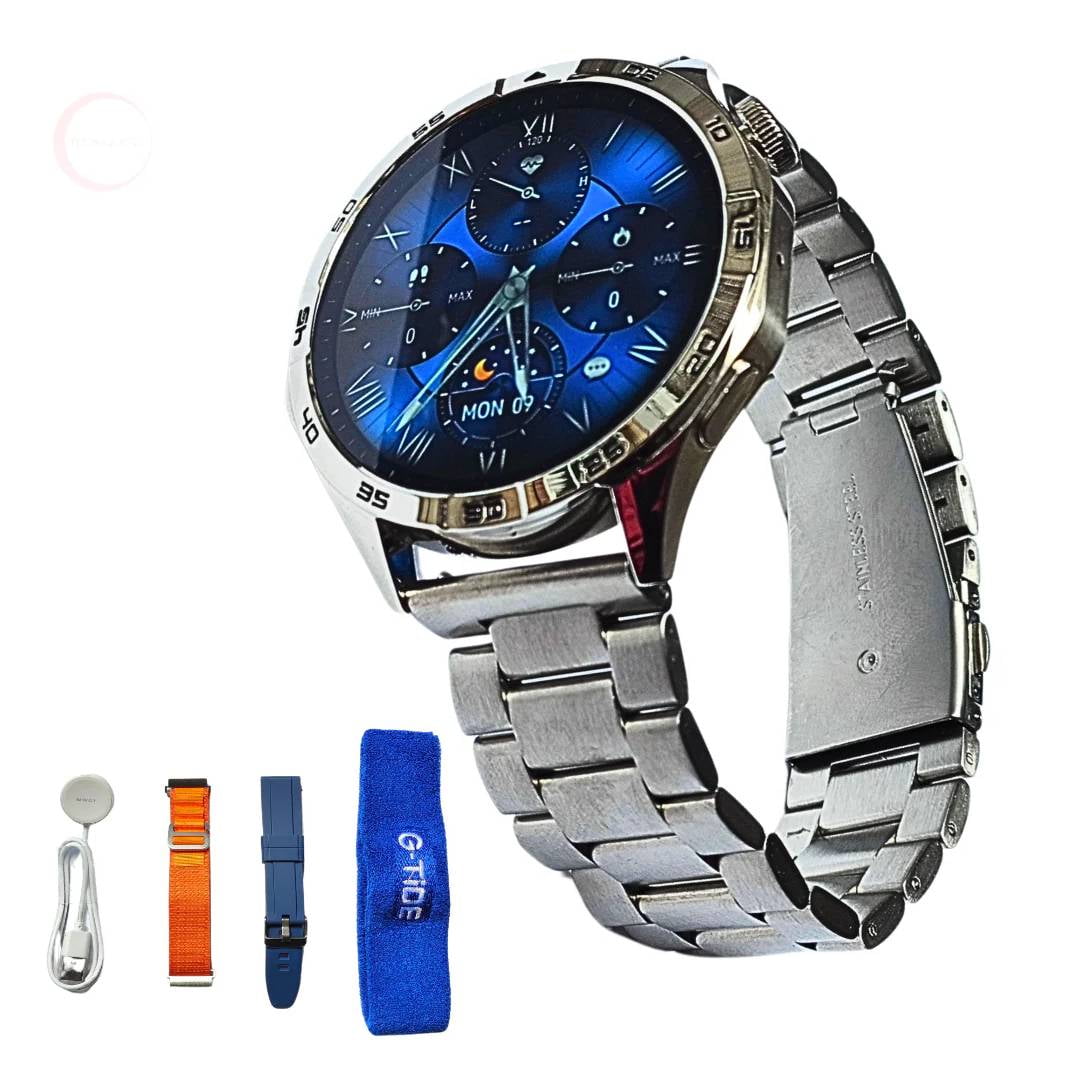 Reloj Inteligente G-tide Power Plata Acero Inoxidable Hombre | Bodega Aurrera en línea