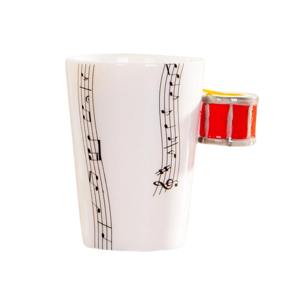 Ceramic Musical Instrument Drum Shaped Mugs Coffee Cups Innovative ...
