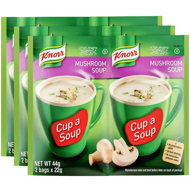 Knorr Mushroom Soup Mix 1.52oz (3x2 Packs for 6 Pouches Total ...