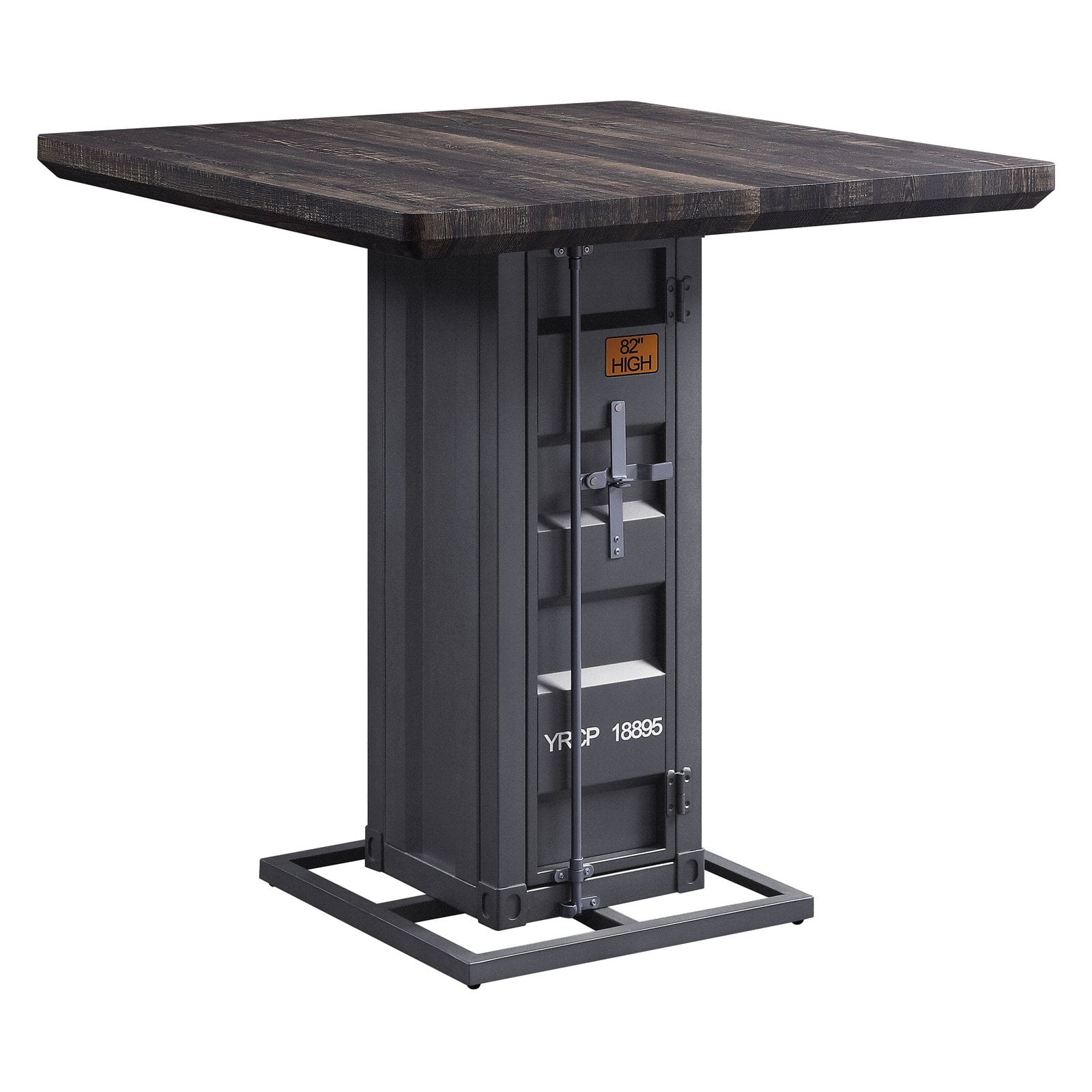 Acme Furniture Cargo Storage Counter Height Dining Table - Walmart.com