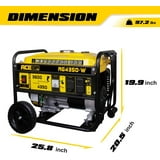 Aceup Energy Portable Generator 4350W, Gas Powered, 7HP 4-Stroke Engine ...