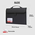 Tranbo Expanding File Folder Organizer, 13 Pockets, Durable Plastic ...