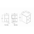 12 Inch Small Wall Mounted Storage Shelves, Bathroom Storage, Plywood ...