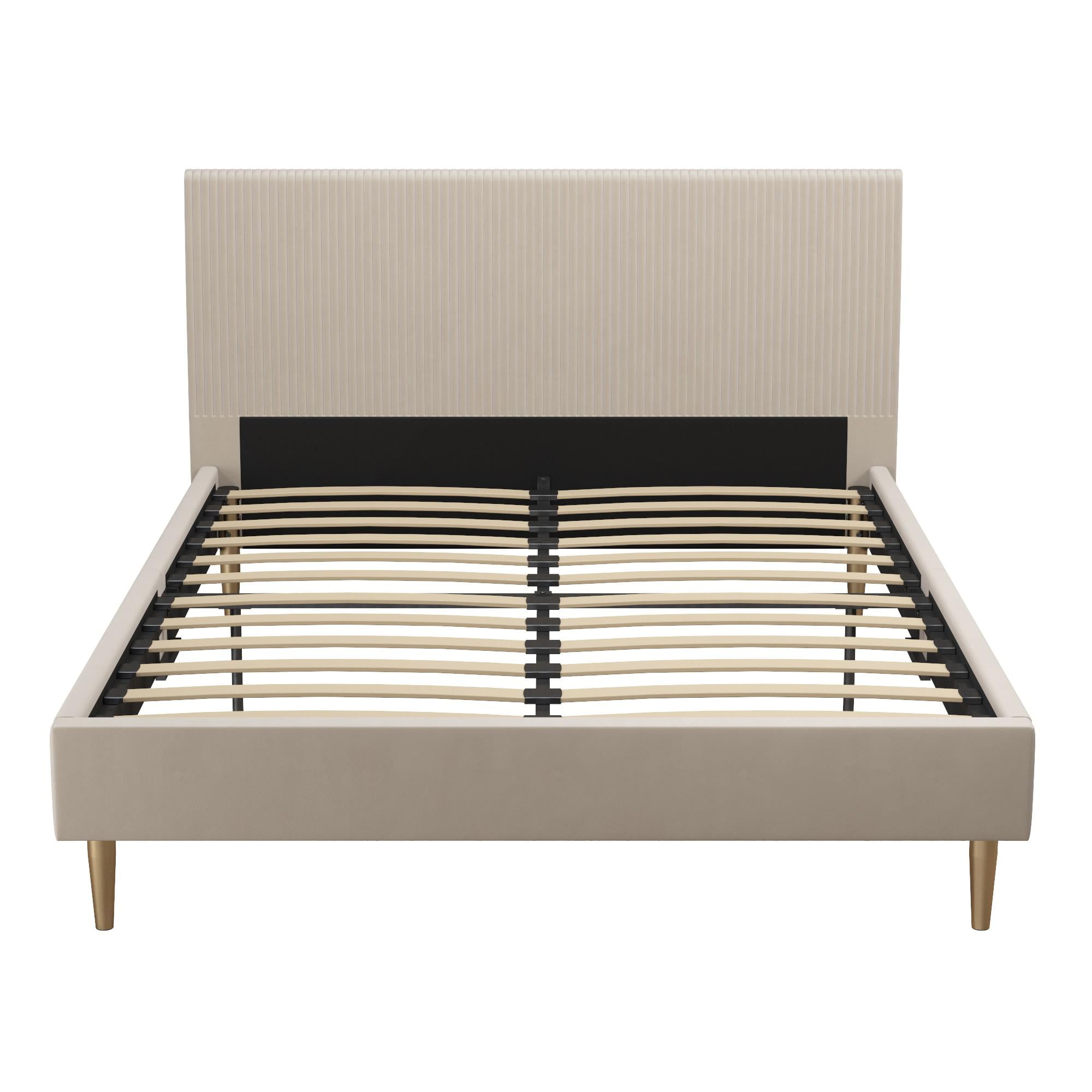 Buy Mr. Kate Daphne Upholstered Bed with Headboard and Modern Platform ...