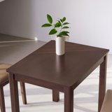 Livinia Cabin 33.5" Wooden Dining Table/Small Rectangular Modern ...