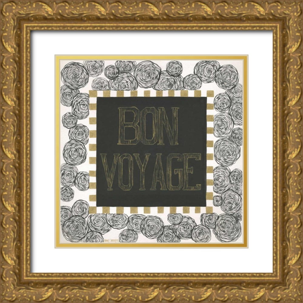 Shamp, Cindy 15x15 Gold Ornate Wood Framed with Double Matting Museum ...