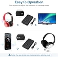 2-in-1 Aux Audio Transmitter Receiver for Laptop, Radio, Headphones ...