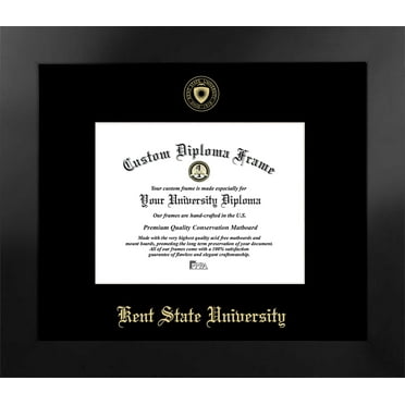 Kent State University Diploma Frame - 7 x 9 Gold Embossed - Walmart.com
