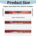 24Pcs 3 Styles Paper Embroidery Thread Organizer stitch Threading Board ...