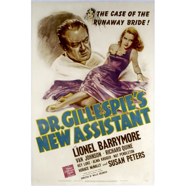 Dr. Gillespie'S New Assistant From Left: Lionel Barrymore Susan Peters ...