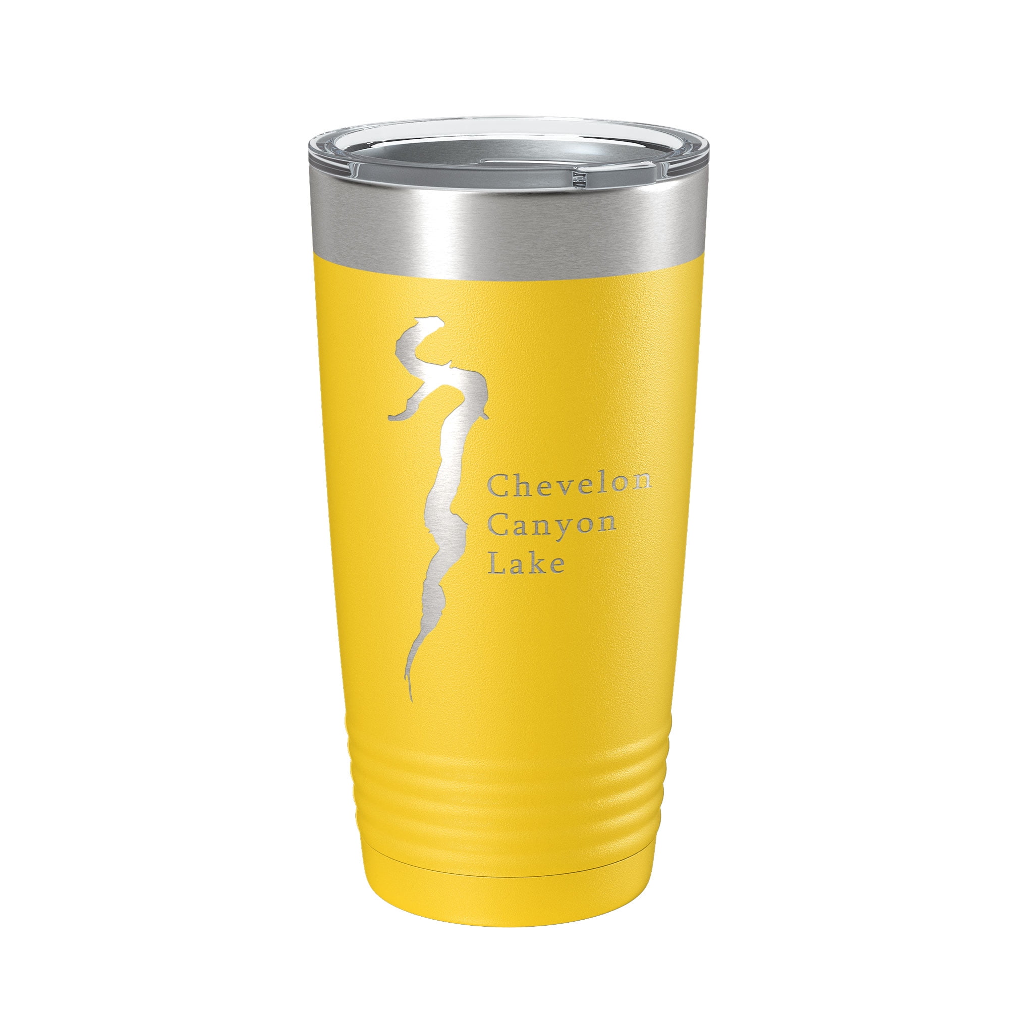 Chevelon Canyon Lake Map Tumbler Travel Mug Insulated Laser Engraved ...