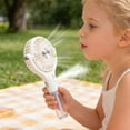 360° Rotatable Spray Handheld Fan, USB Rechargeable & Portable Cooling ...