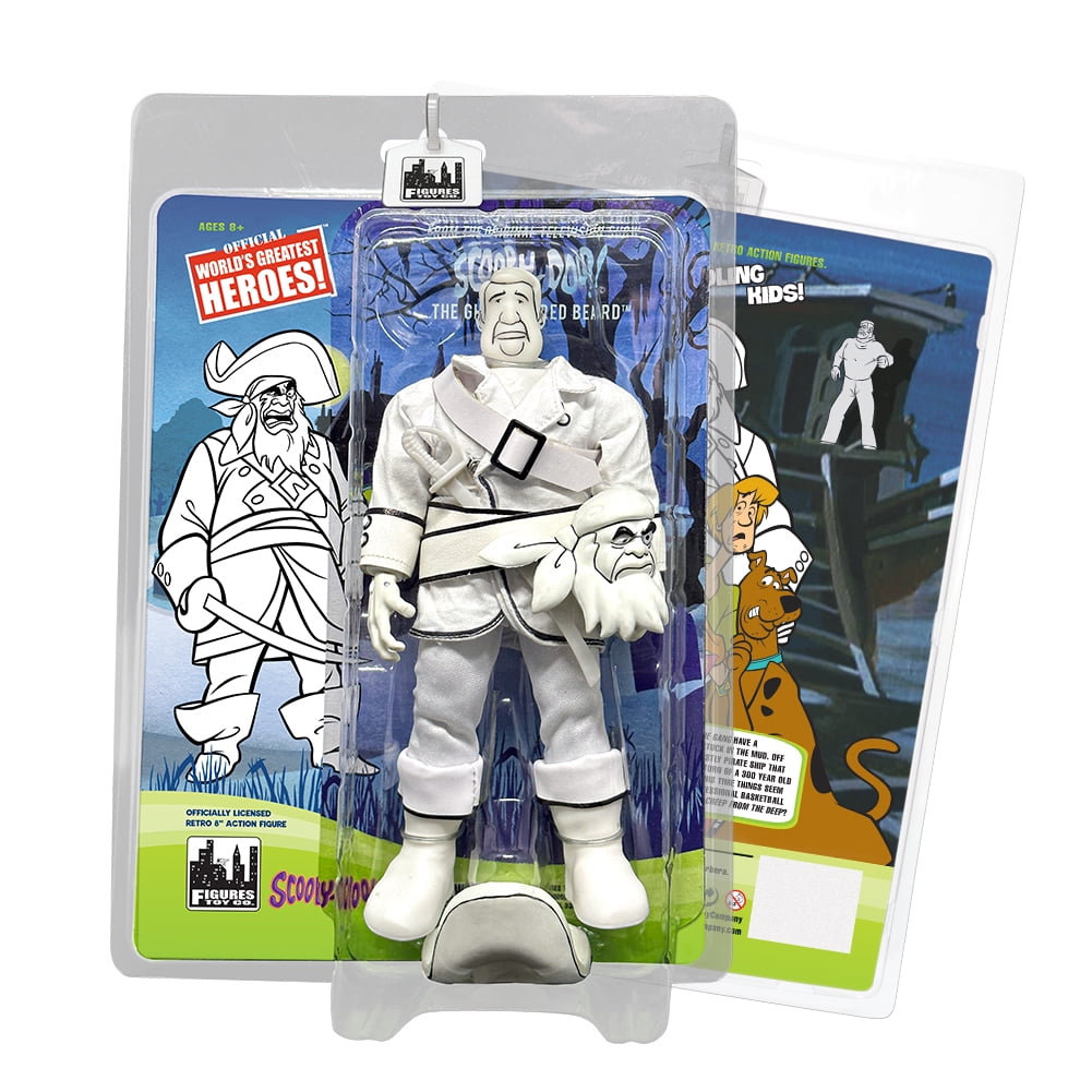 Scooby Doo Retro 8 Inch Action Figures Series: Red Beard [White Ghost ...