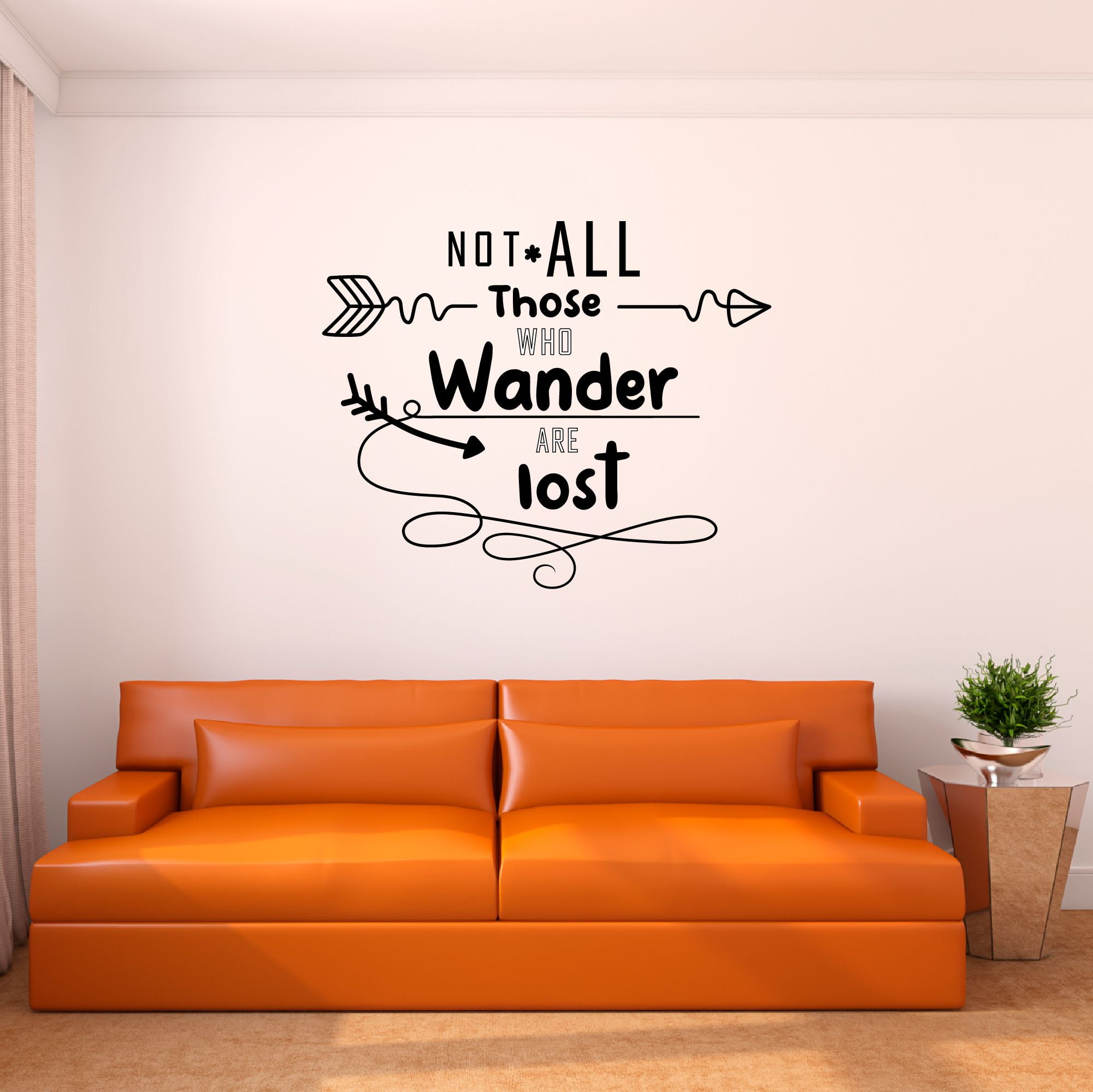Home Wall Decal - Not All Wanders are Lost - Joyful Adventure Design ...