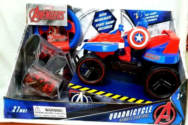 Marvel Avengers Captain america Remote Control Quadricycle with Stunt ...