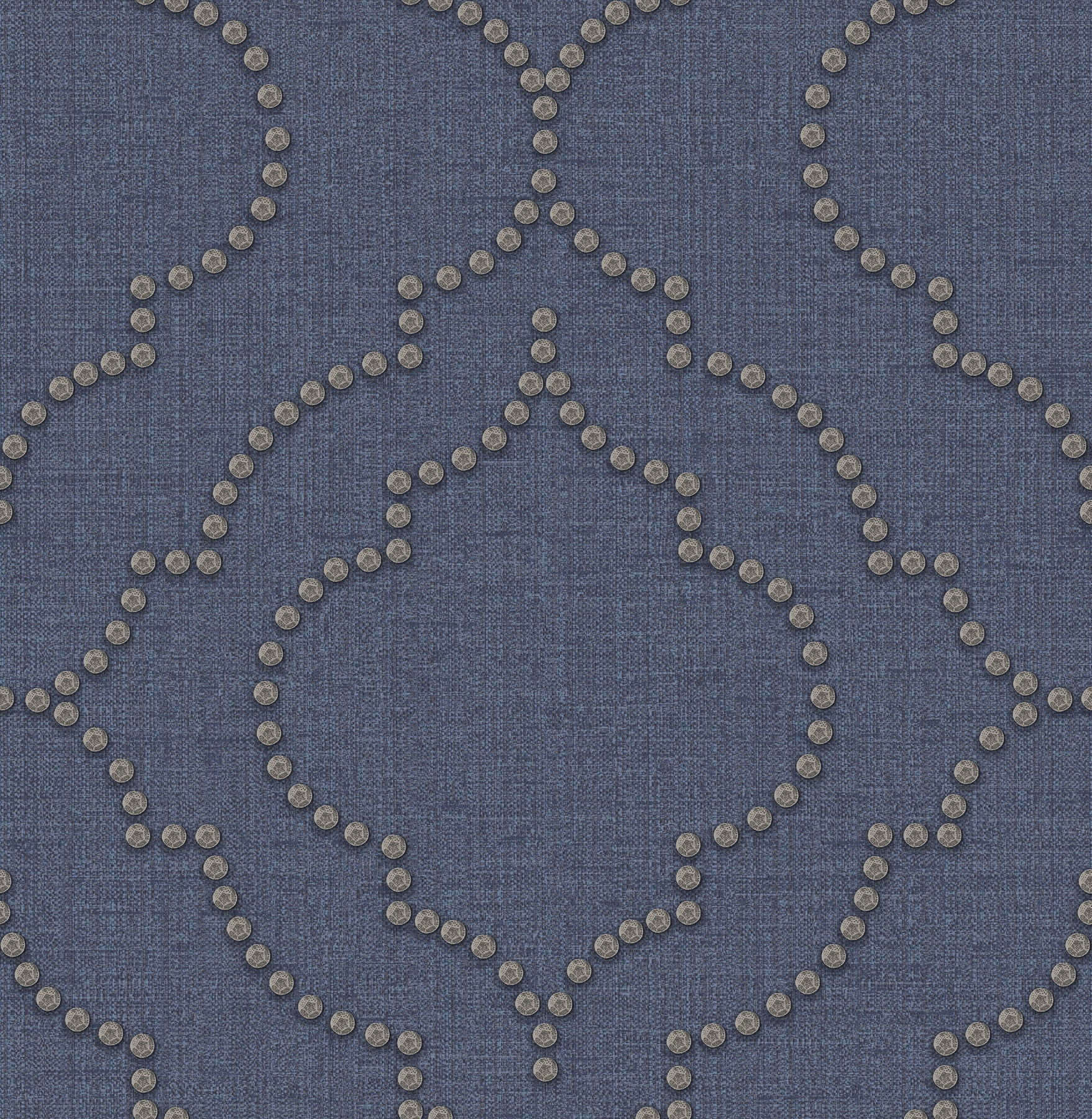 Blue Quatrefoil Background