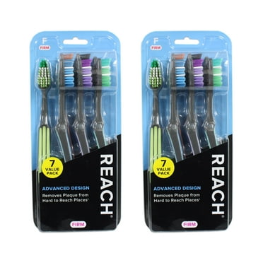 Reach Advanced Design Medium Toothbrush, 3 count - Walmart.com