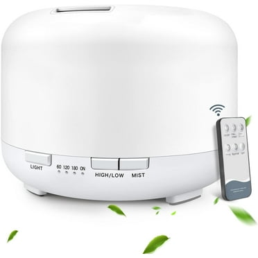 Mainstays Essential Oil Diffuser, White Scroll - Walmart.com