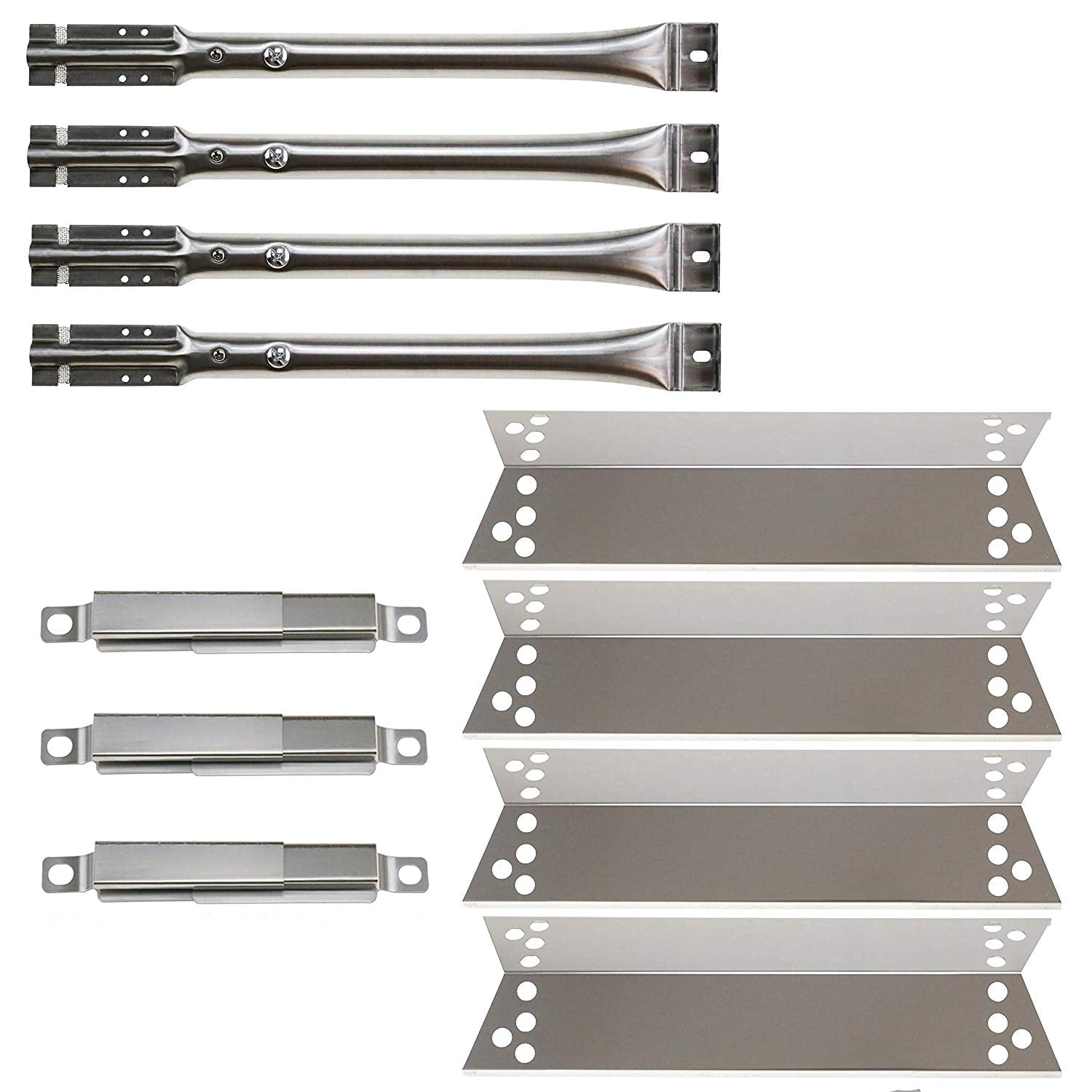 Set of Four Porcelain Steel heavy duty heat plates, Four Burners and ...