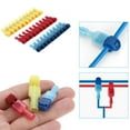 Easy Splices Wire Terminals & Fully Insulated Male Connectors 60pcs ...