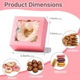3 ¼" x 3 ¼" x 1 ½" 50PCS Chocolate Truffle Boxes for 4，Cookies Boxes ...