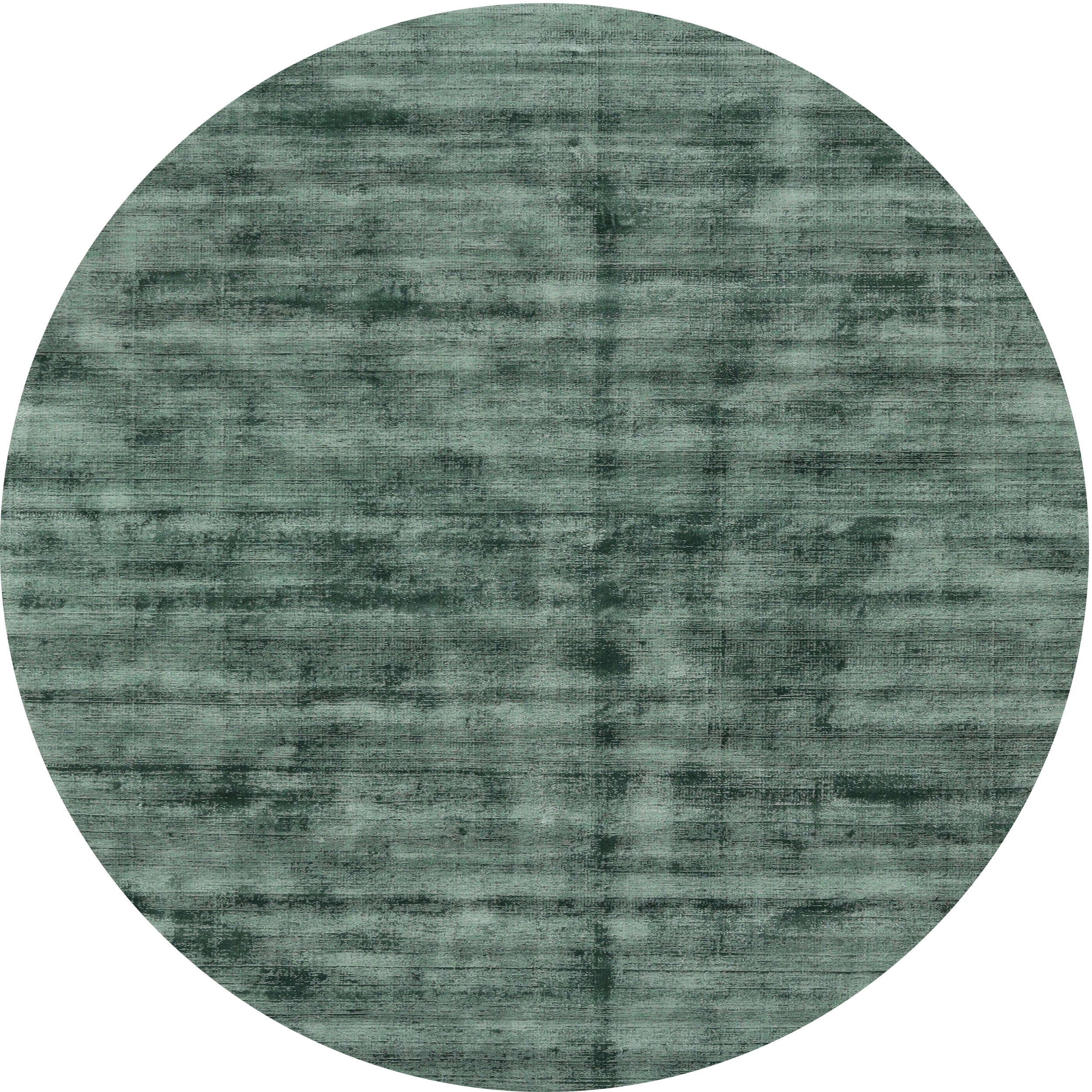 Ahgly Company Indoor Round Contemporary Green Abstract Area Rugs, 8 ...