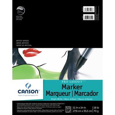 Canson XL Marker Paper Pad 9"X12"-100 Sheets - Walmart.com