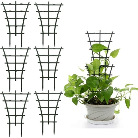 SICED 6pcs Climbing Plant Support, Mini Garden Trellis, Stacked - 25cm ...