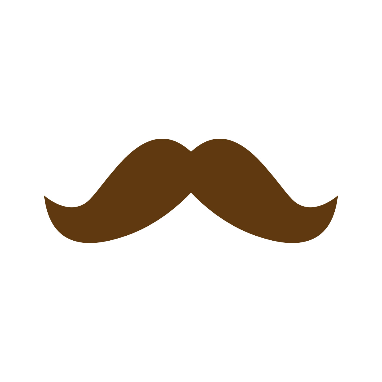 Mustache Sticker Decal Die Cut - Self Adhesive Vinyl - Weatherproof ...
