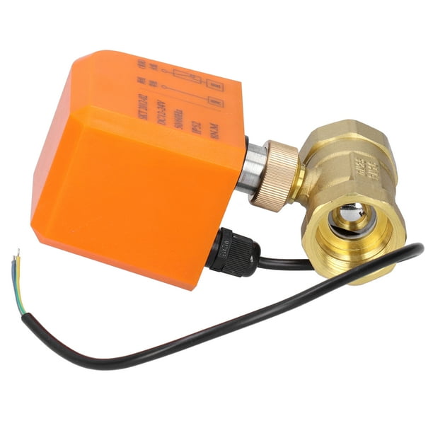 DC12/24V Ball Valve, Convenient 2 Way Electric Ball Valve, Cold/Hot ...