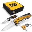 Cat 3 Piece 9-in-1 Multi-Tool, Knife, and Multi-Tool Key Chain Gift Box ...
