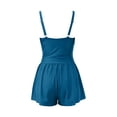 Afdoent One Piece Swimsuit For Women Elegant Solid Color Swimwear For ...