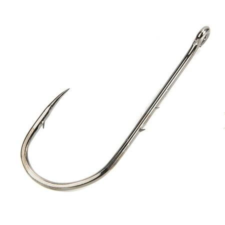 FLAMEEN Fishing Hook,100Pcs 6/0# High-carbon Steel Fish Hooks With Barb ...