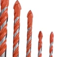 YAHHU 7-Piece Orange Center Drill Bit Set, High Speed Steel Ceramic ...