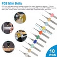 59 PCS Pieces Mini Micro Drill Bit Set with Rotary Pin Vise Precision ...