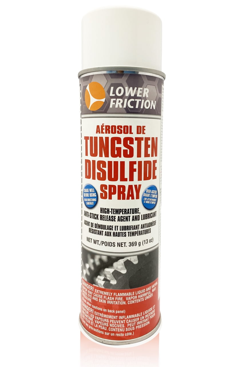 LOWER FRICTION MK-WS2-SP Tungsten Disulfide Dry Lubricant Aerosol Spray ...