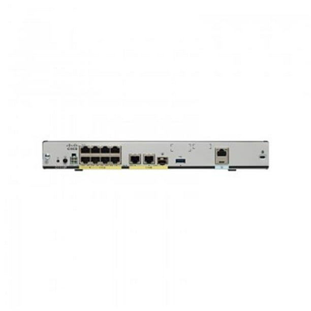 ISR 1100 8 Ports Dual GE WAN Ethernet Router - Walmart.com