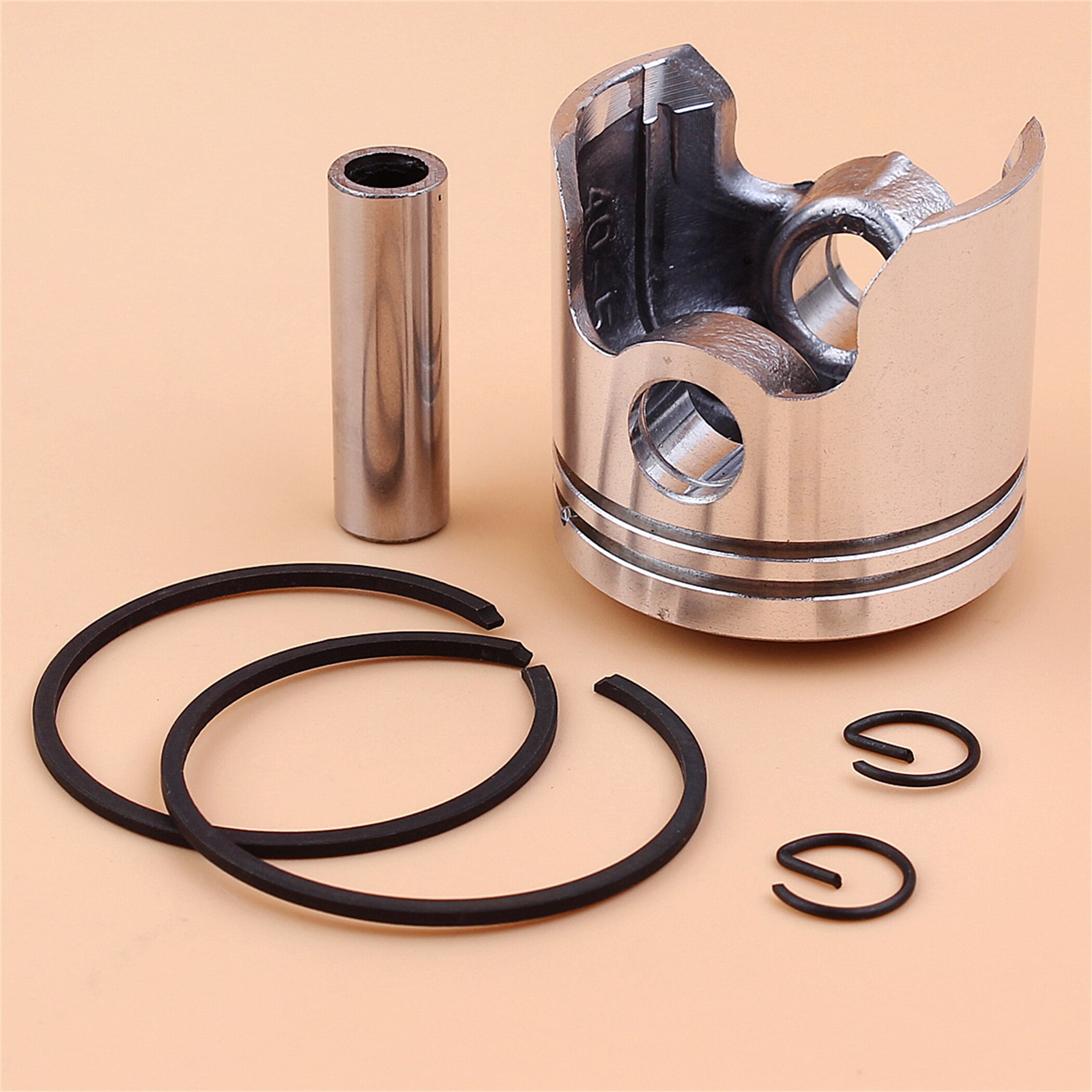 40mm Piston 10mm Pin Ring Kit Fit 40-5 43cc BC430 CG430 1E40F-5 Brush ...