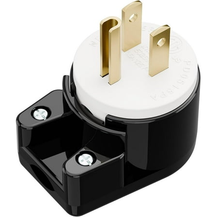 Female Plug End Grounded Plug Replacement, 15 Amp 120v-125 Volt, NEMA 5 ...
