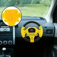 Electronic Steering Wheel Toy Simulated Driving Sound Toy Racing Driver ...