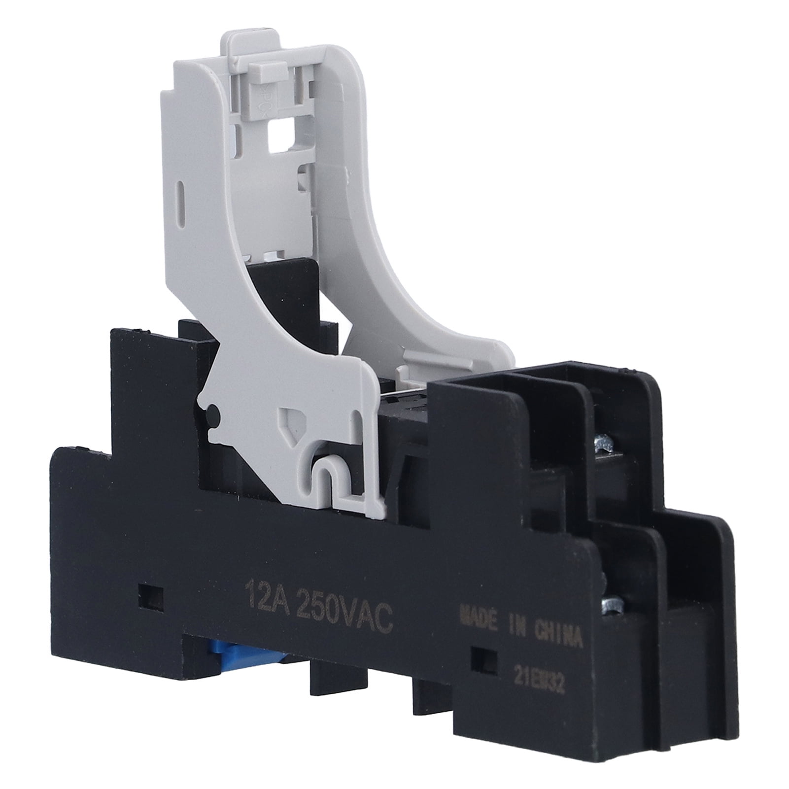 Base de relé para riel DIN, 10 piezas, orificios para base de relé ...