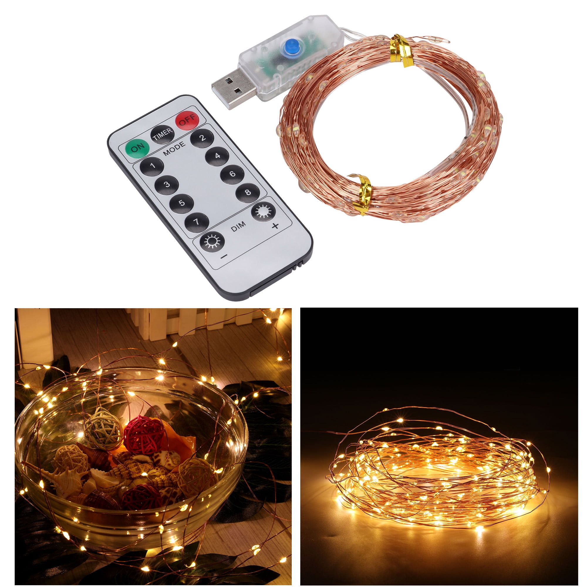 LELINTA LED String Lights USB Power Strip Lights Energy Led Lights ...