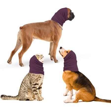 Dog Snood for Dog Neck and Ear Warme,Calming Pet Snood Ear Covers for ...