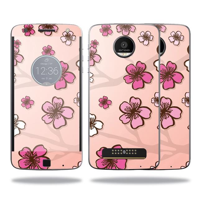 MightySkins MOMZFO-Cherry Blossom Skin for Motorola Moto Z Force ...