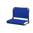 Ozark Trail Extra Wide Stadium Seat with Hooks, Royal Blue - Walmart.com