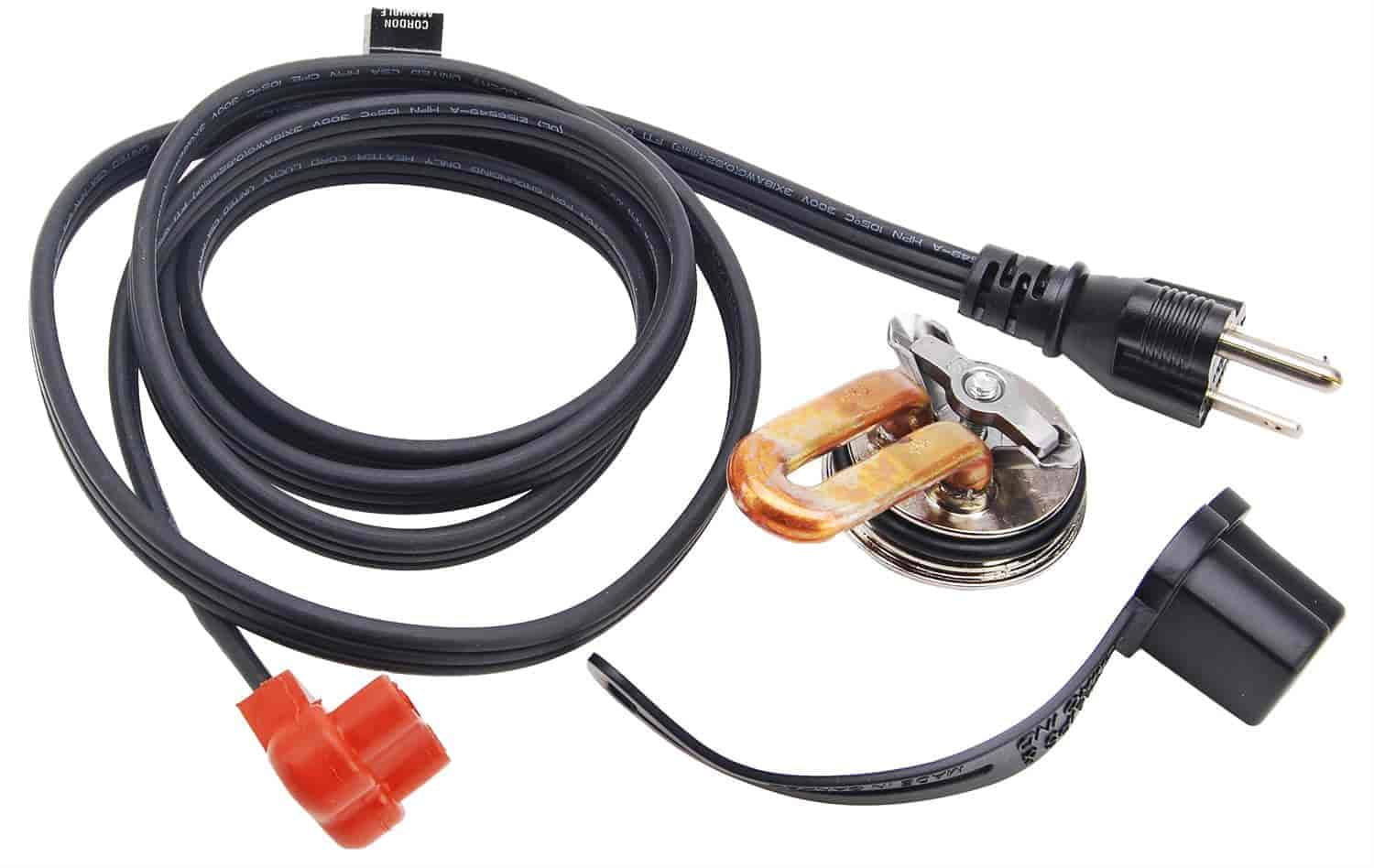 JEGS 51121 1 5/8 in. Core Plug Block Heater 600 Watts @ 12.5A @ 120VAC ...