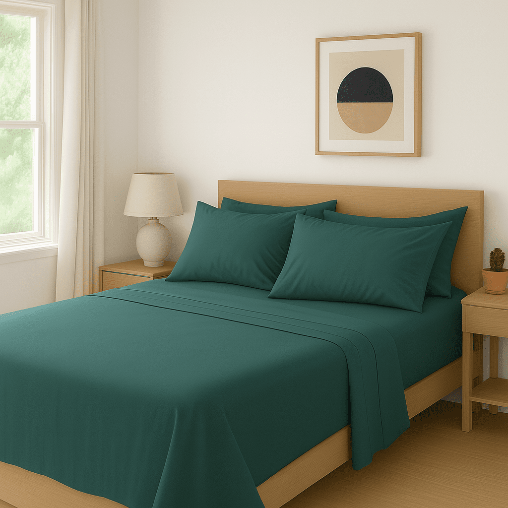 Comfy Bamboo World Series 4pc Microfiber Bedsheets Sheet Set, King Size ...