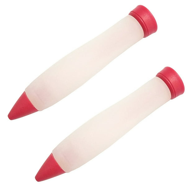 Ruiboury 2 Pieces Cake Writing Pen Refillable Decorating Pencil ...