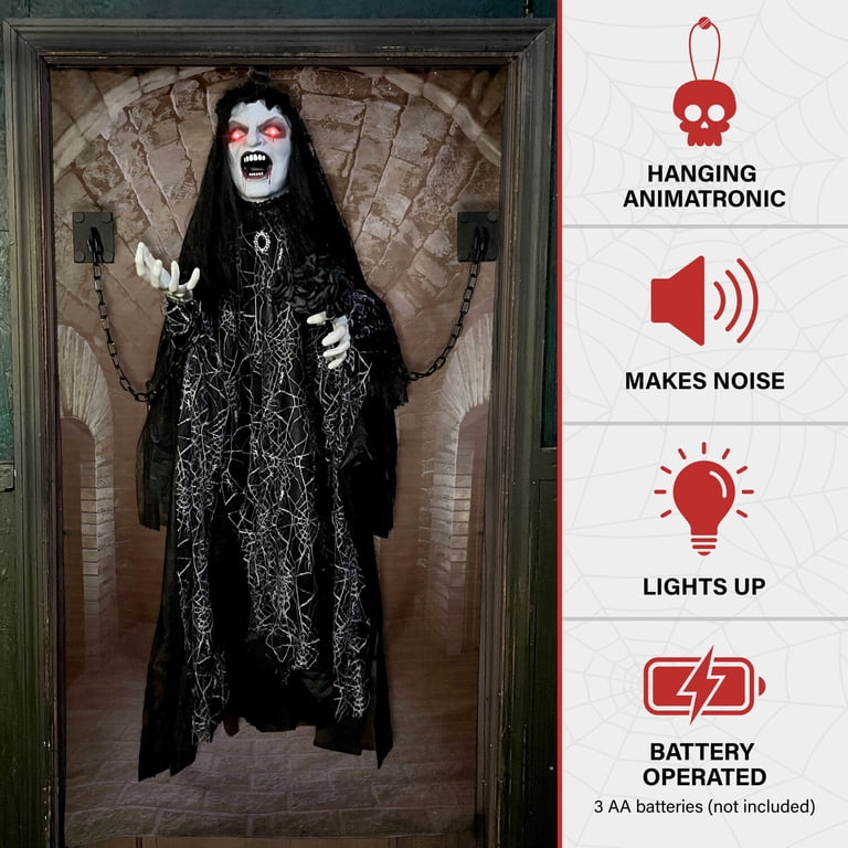 The Asylum Door Haunted House Animatronic Halloween